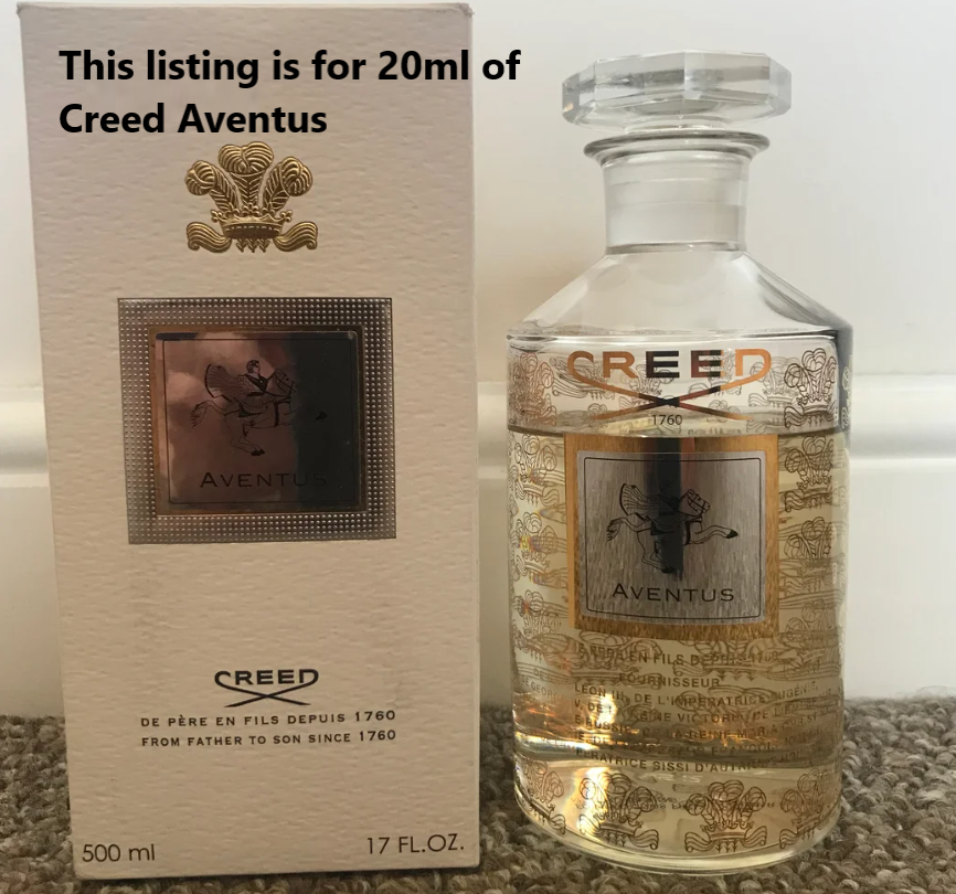 Creed Aventus Perfume 20ml Glass bottle atomiser Spray - Brand New ...
