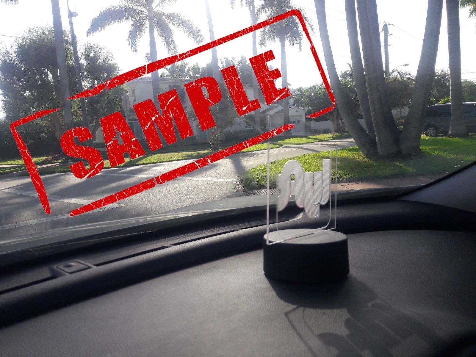 Uber Sign Lyft Acrylic Car Light for Inside Window Logo Windshield ...