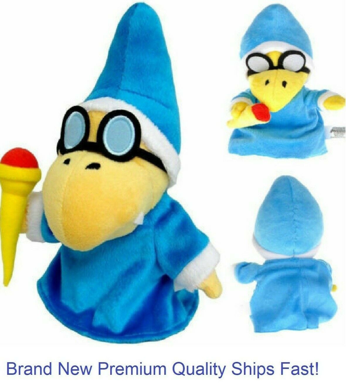 Super Mario Magic Magikoopa Kamek Plush Stuffed Animal Figure Soft Toy ...