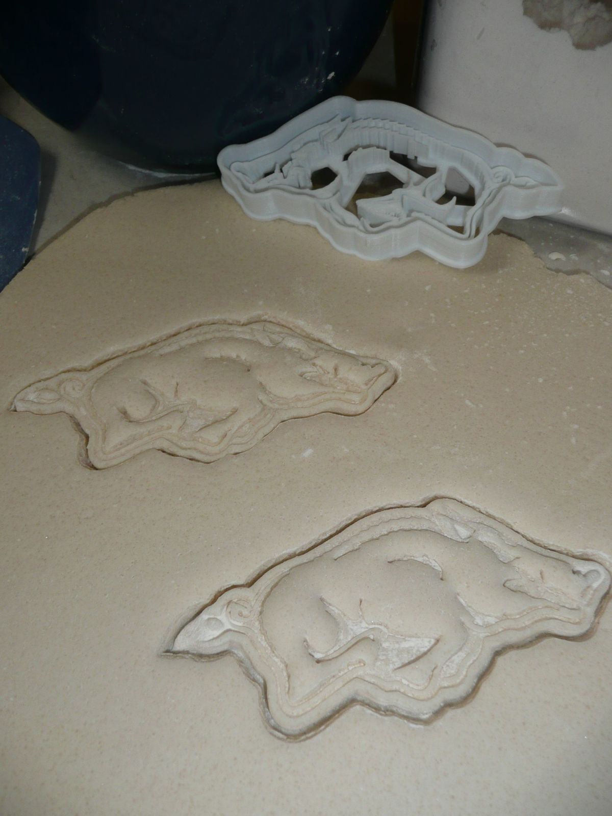 University Of Arkansas Razorbacks Woo Pig Set Of 2 Cookie Cutters USA ...
