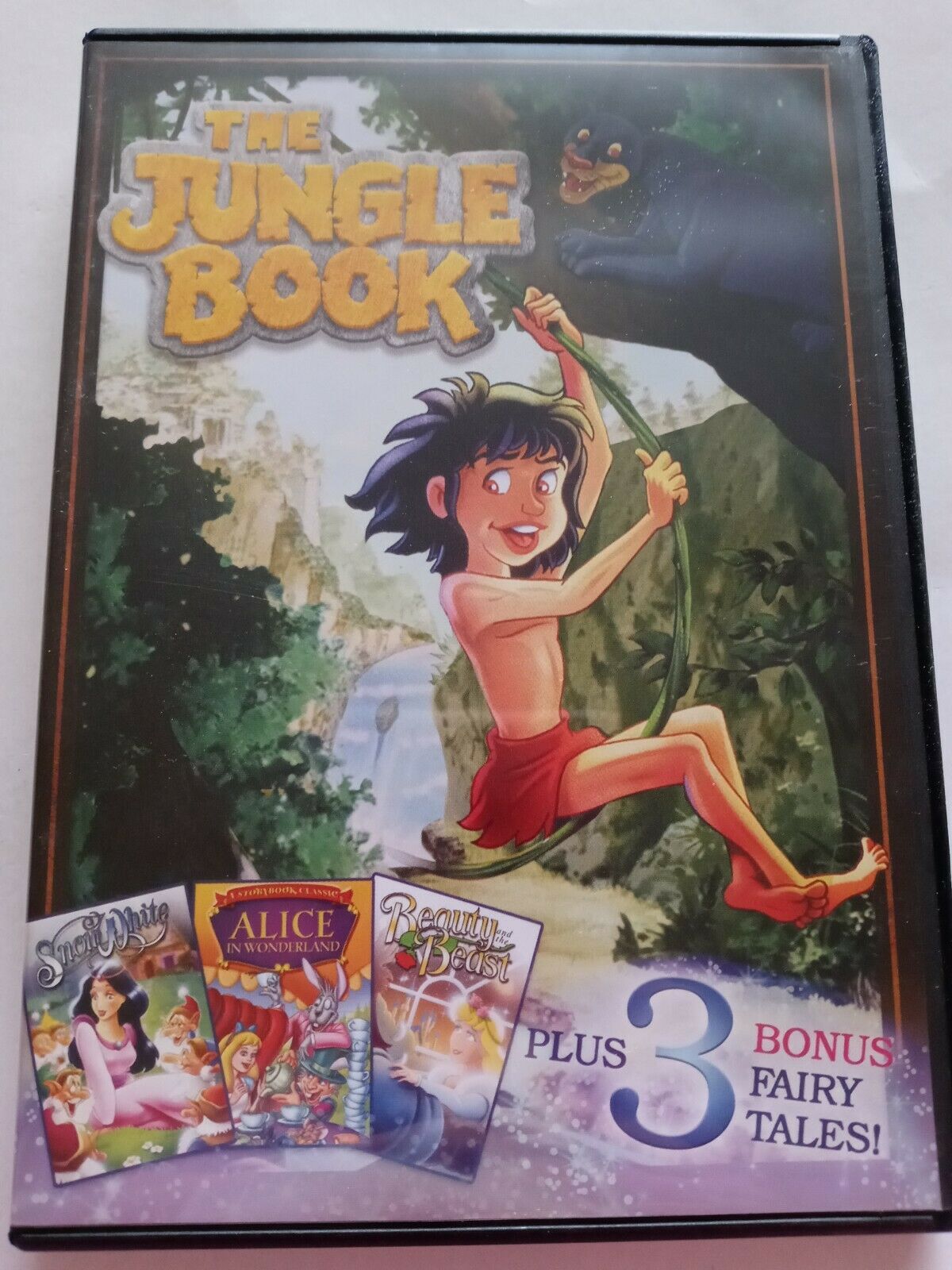The Jungle Book (DVD, 2016) Plus 3 Bonus Fairy Tales - DVDs & Blu-ray Discs