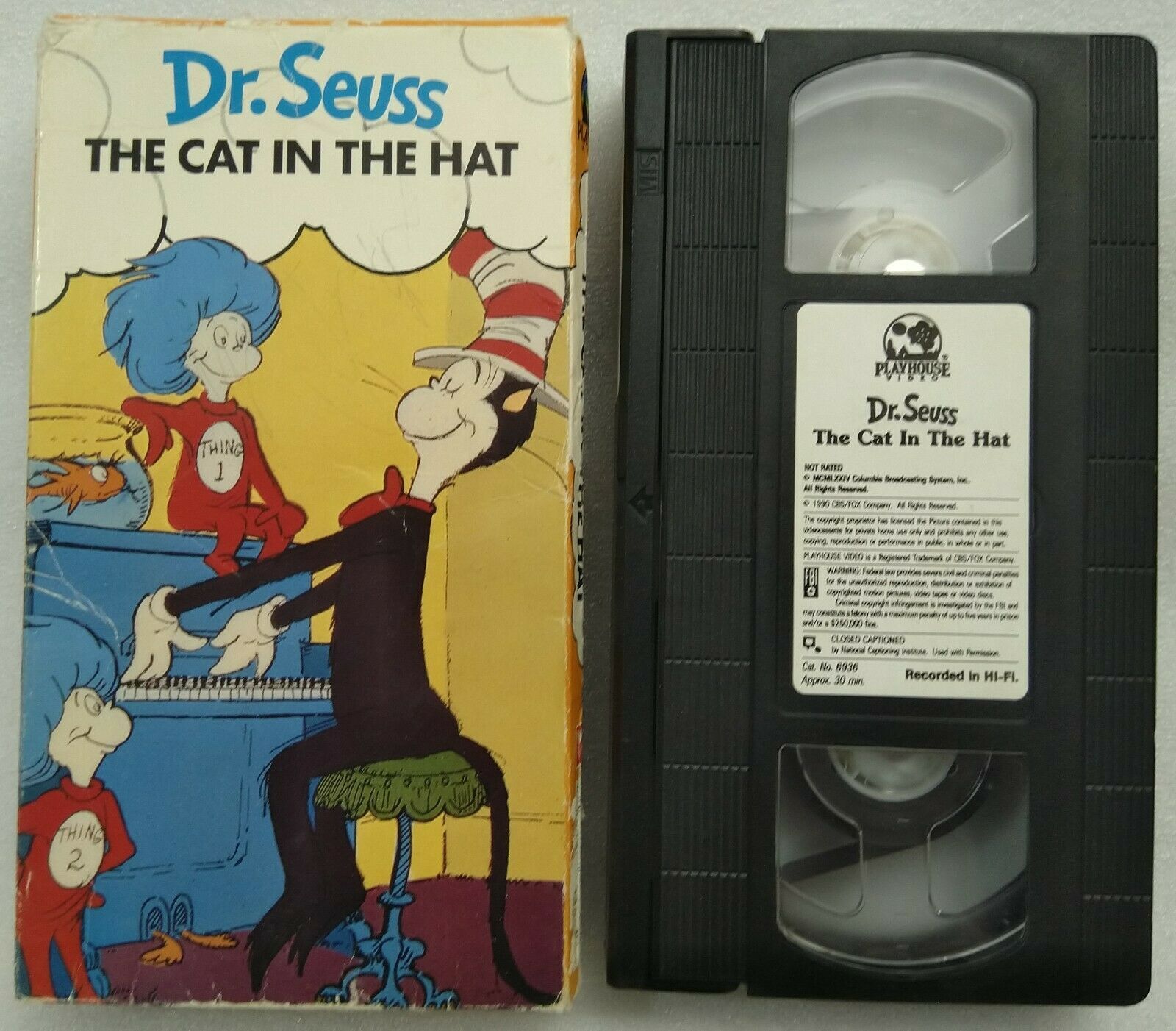 VHS Dr Seuss - The Cat in the Hat (1989, VHS) - VHS Tapes