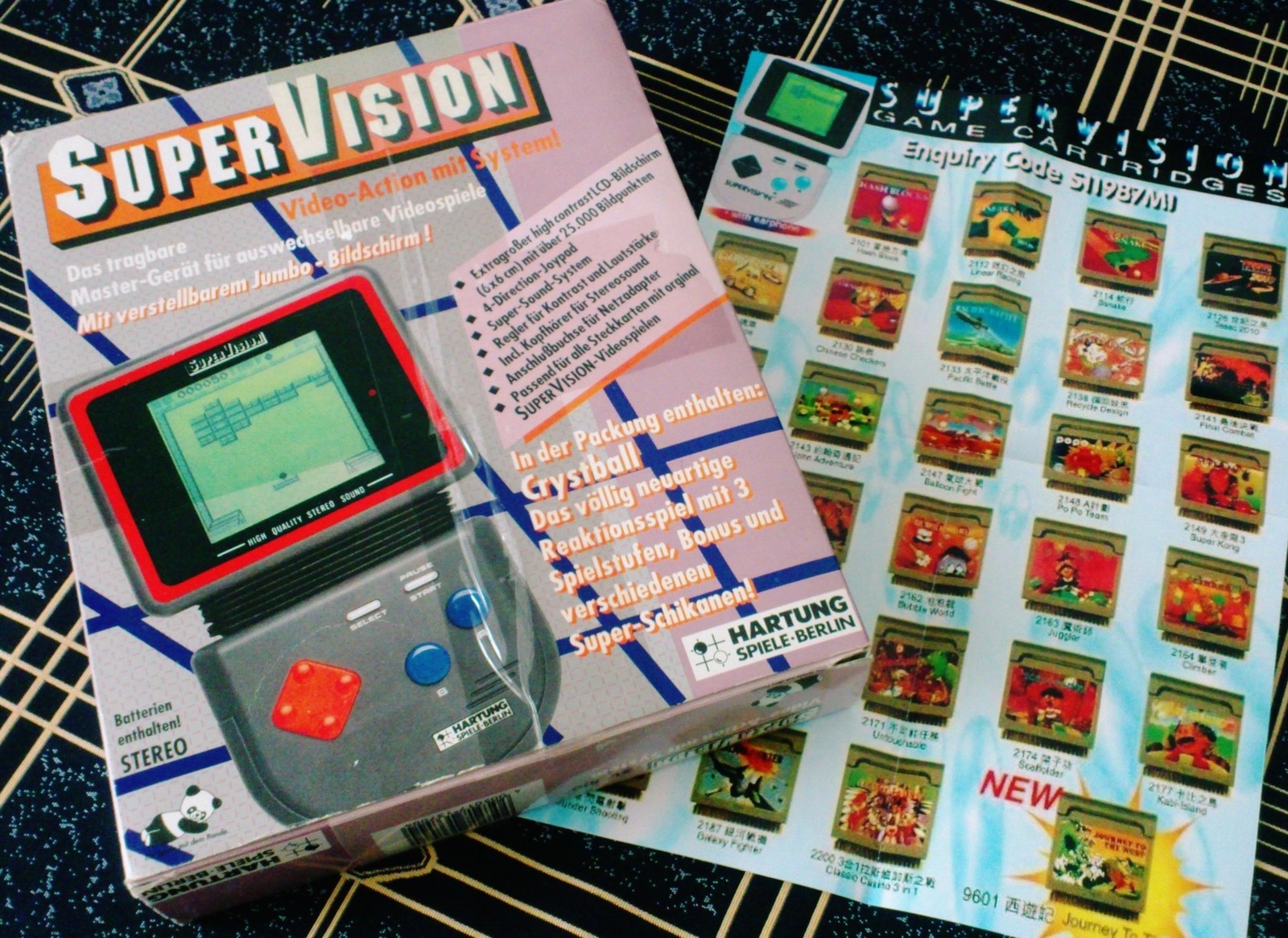 HARTUNG SUPERVISION Console / NEW - as Neo Geo Game Boy + NEW GAMES ...