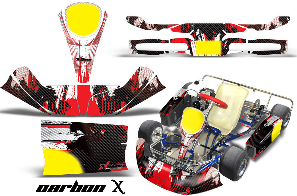 Go Kart Racing Graphics Kit Decal Sticker Wrap For KG Kid Baby Krypton ...
