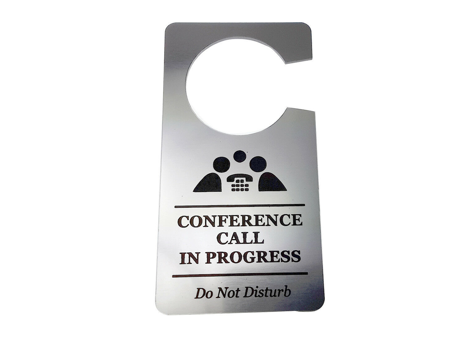 Conference Call In Progress, Do Not Disturb - Room, Door, Hanger, Sign ...
