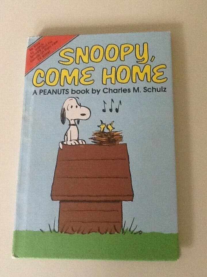 Vintage 1965 "SNOOPY COME HOME" PEANUTS HARDCOVER WEEKLY READER BOOK ...