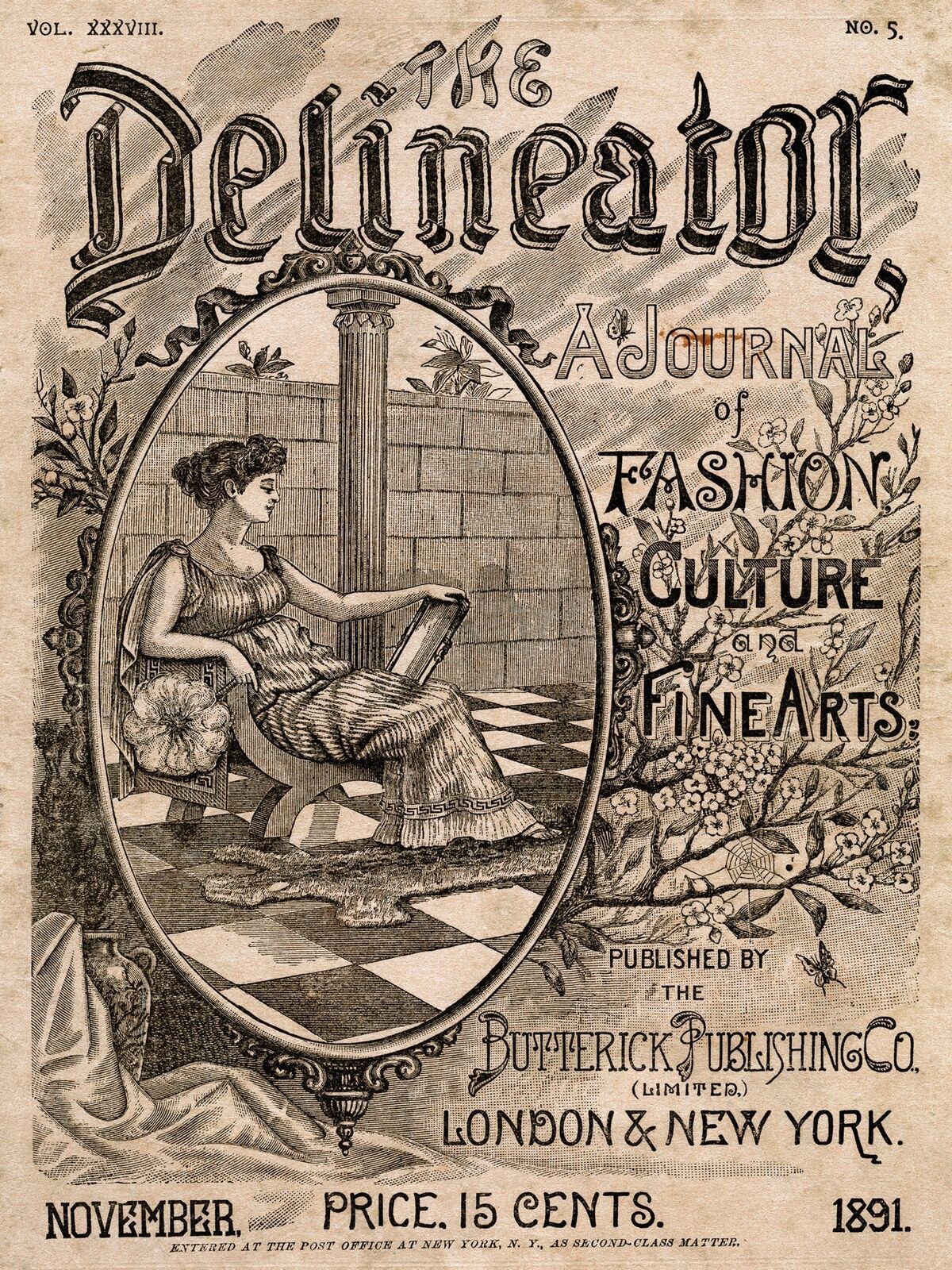 3552.Victorian Fashion Magazine Delineator POSTER.Home Room art ...