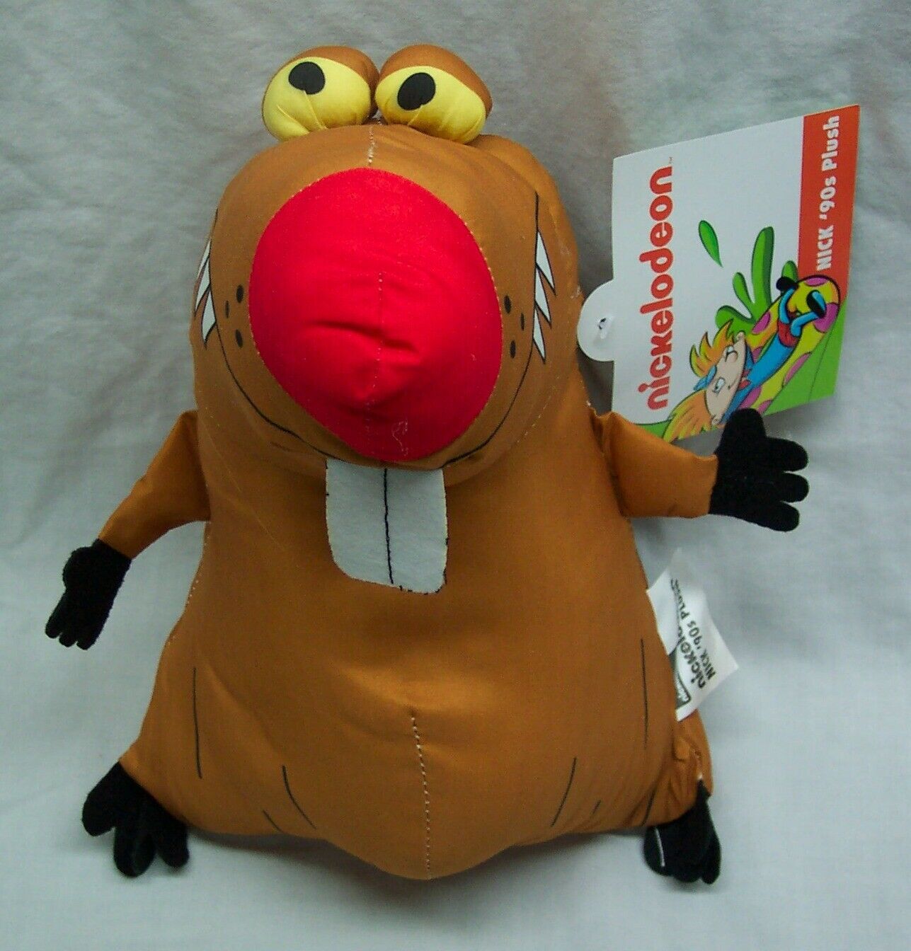 Nickelodeon Nick '90s Angry Beavers DAGGETT 10" Plush STUFFED ANIMAL ...
