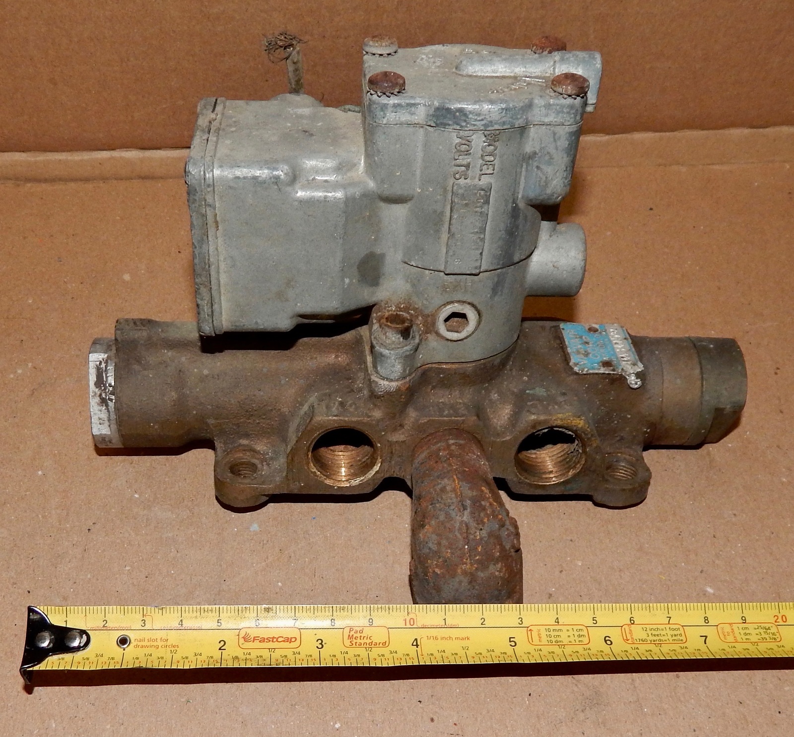 Bellows Valvair LB25343B Pneumatic Pilot Valve Speed King 115V 1/2"NPT ...