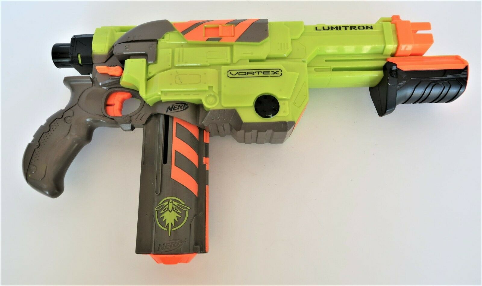 Nerf Vortex Lumitron Glow In The Dark Disc Gun Toy Blasters Light Works ...