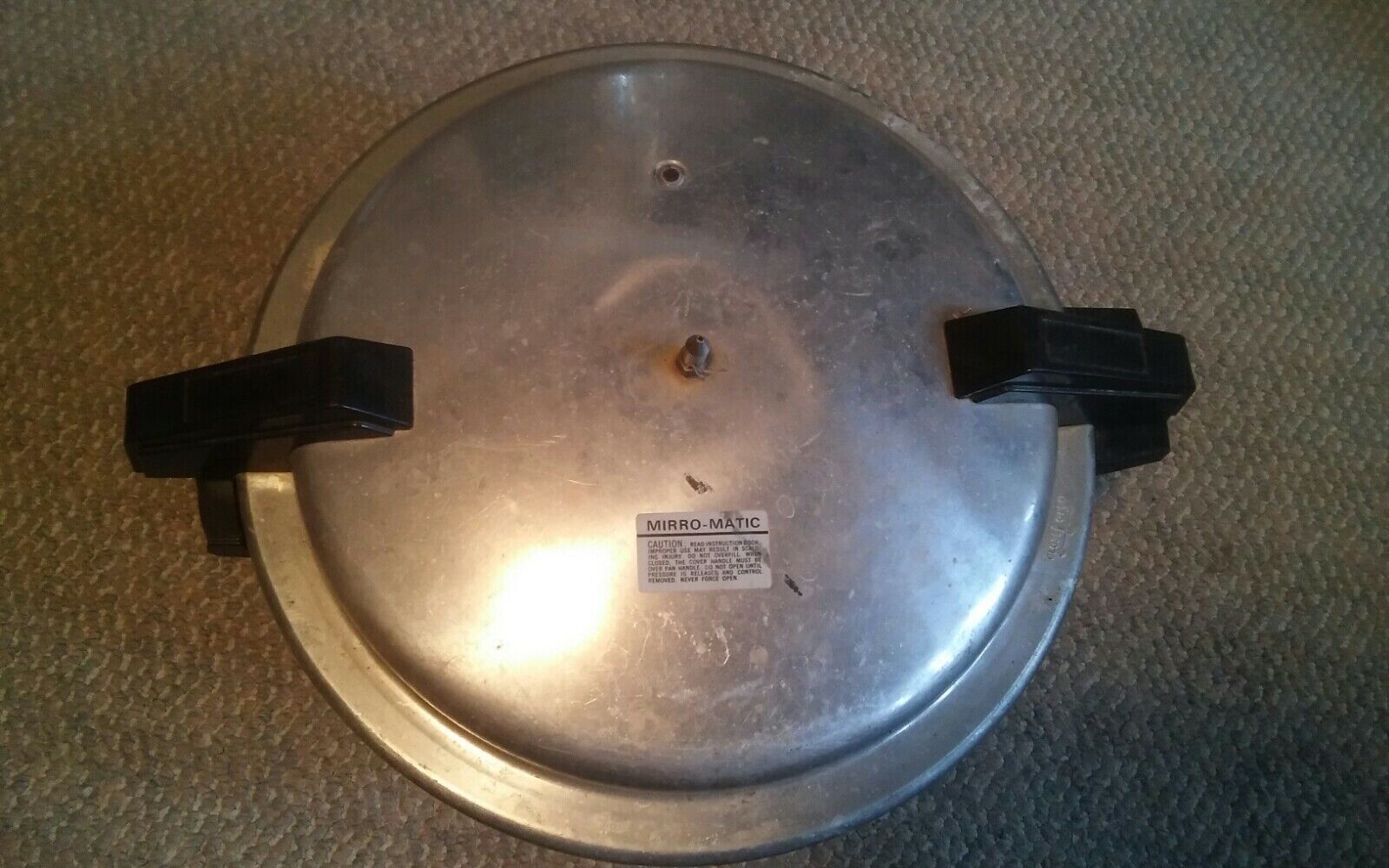 Vtg Mirro Matic 12 Quart Pressure Canner Cooker Aluminum Untested ...