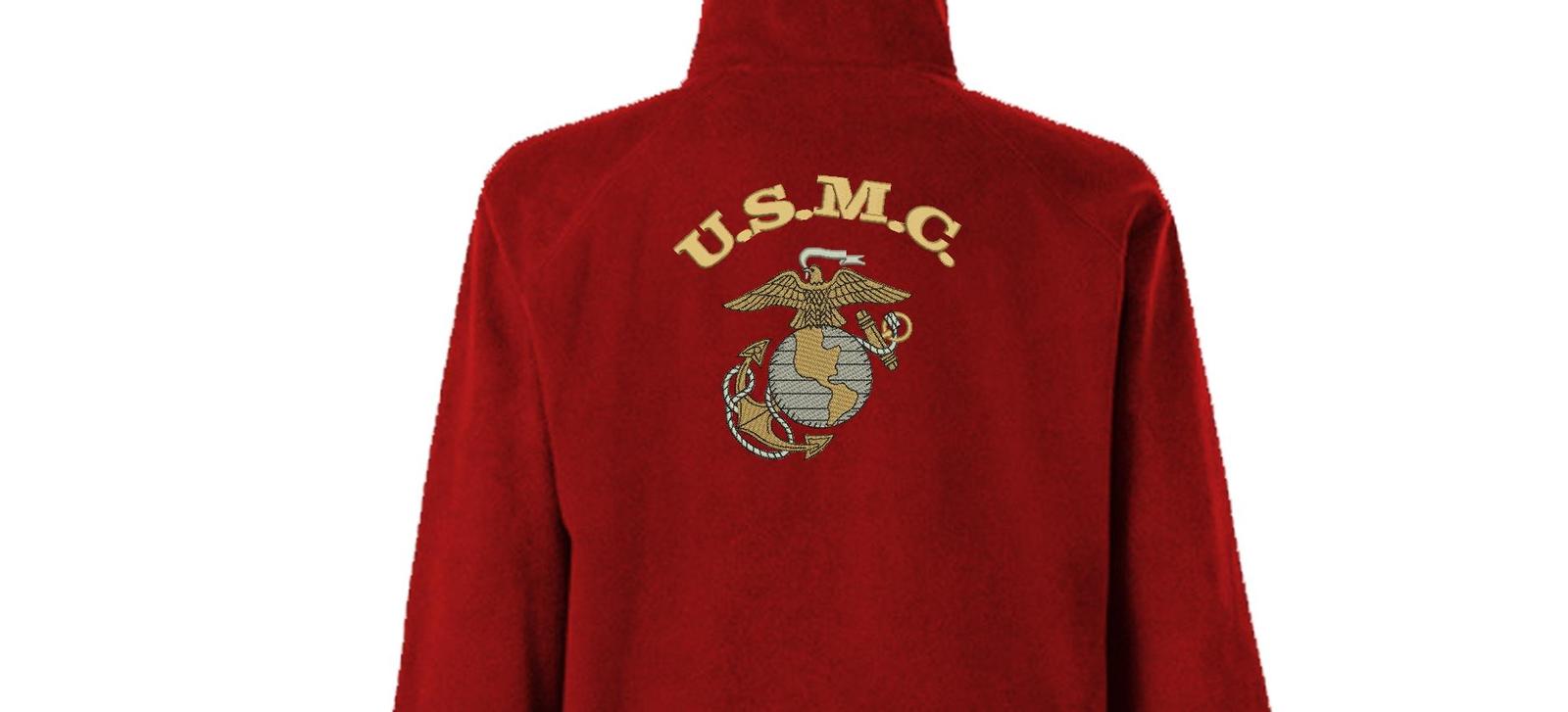 USMC Marines EGA 3sizes digitized filled embroidery design Digital ...