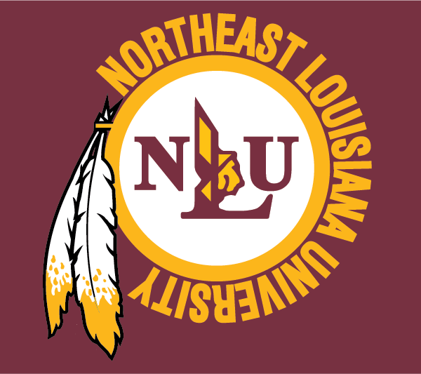 NLU Northeast Louisiana University Maroon Throwback Long Sleeve T-Shirt ...