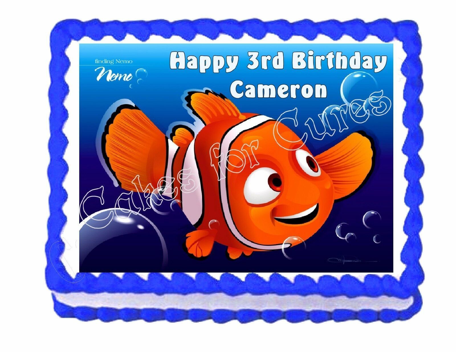 Finding Nemo Edible Cake Image Cake Topper - Decorations & Cake Toppers