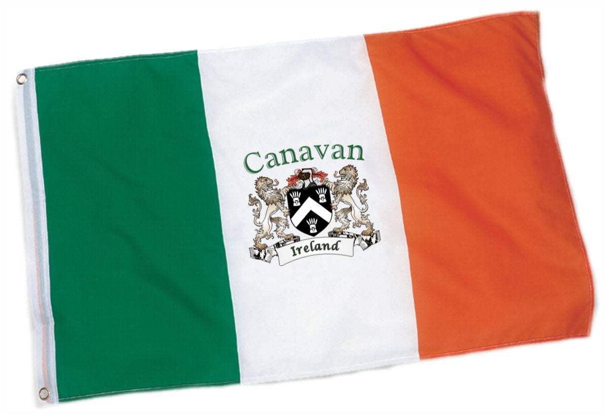 Canavan Irish Coat of Arms Flag - 3'x5' foot - Coat of Arms