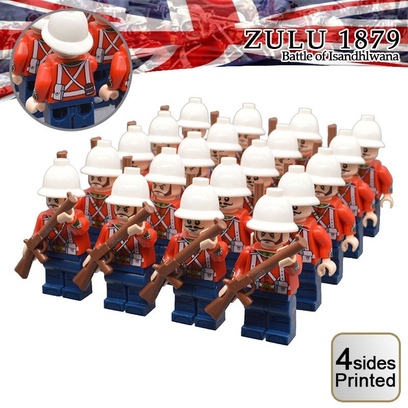 20pcs/set Anglo Zulu War 1879 - the British Empire Soldiers Lego ...