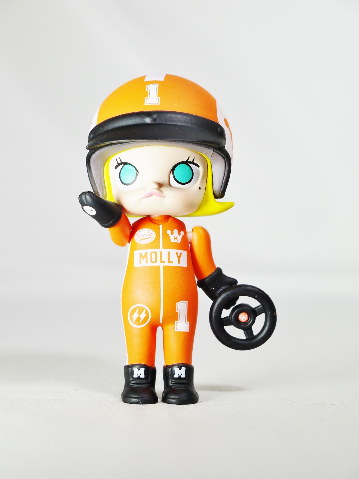 Hong Kong POP MART Kennyswork BLOCK Little Molly Career Series Racer ...