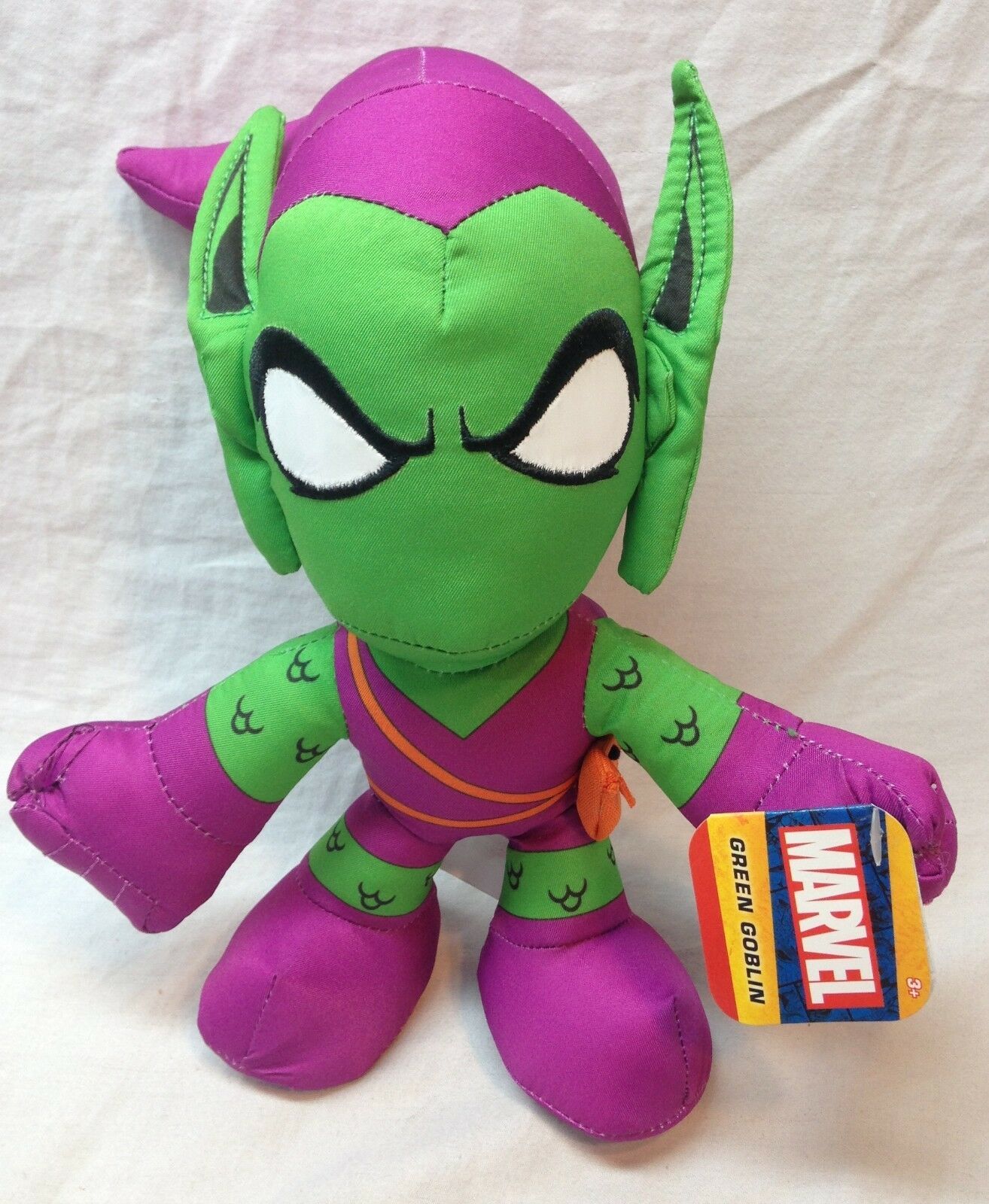 SPIDER-MAN GREEN GOBLIN Marvel Comics 8" Plush STUFFED ANIMAL NEW w ...