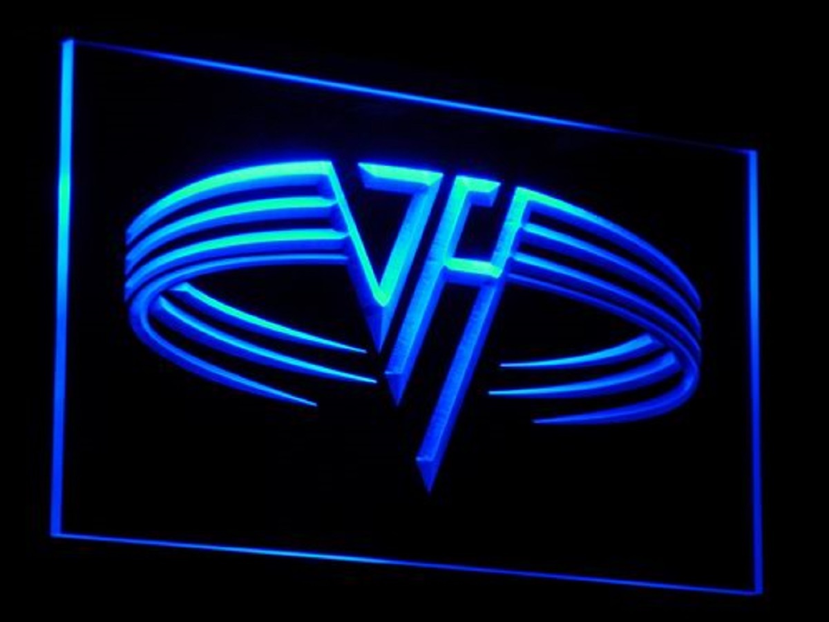 Van Halen Logo Illuminated Led Neon Sign Hang Wall Decor, Room, Craft ...