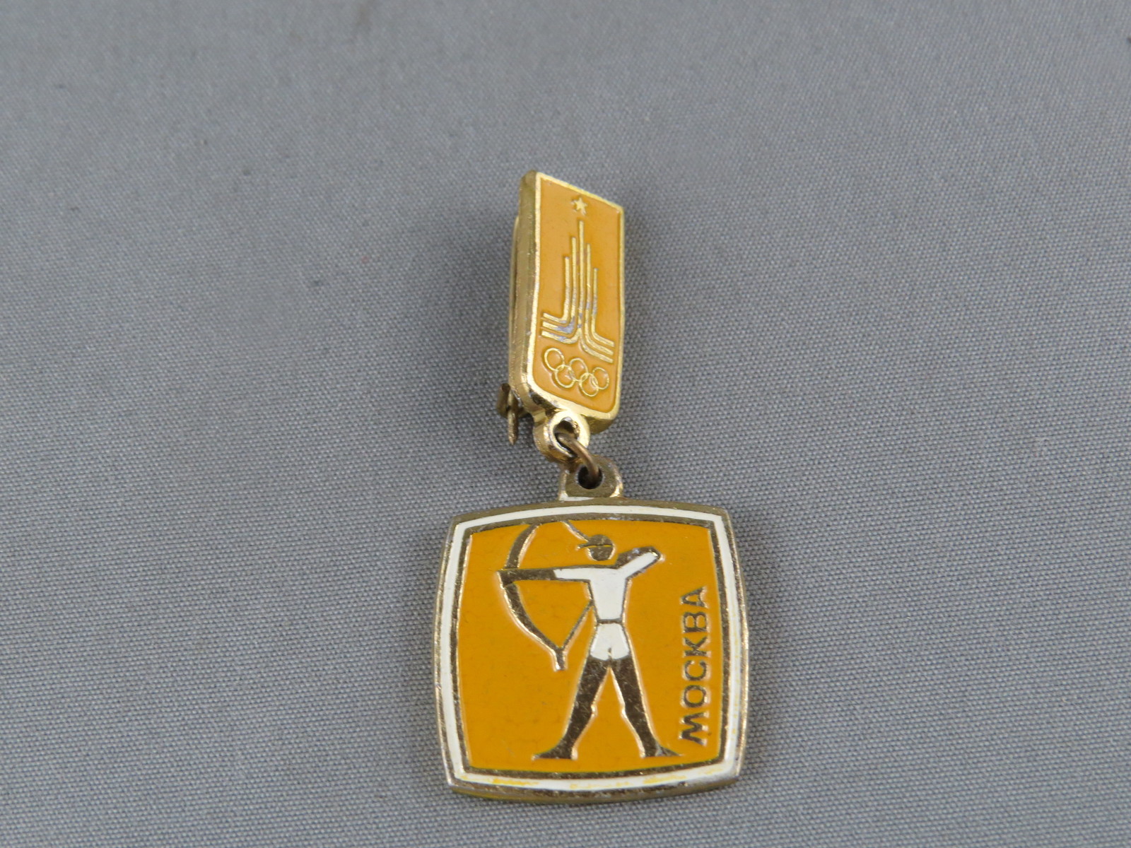 Vintage Summer Olympic Games Pin - Moscow 1980 Archery Event-Medallion ...