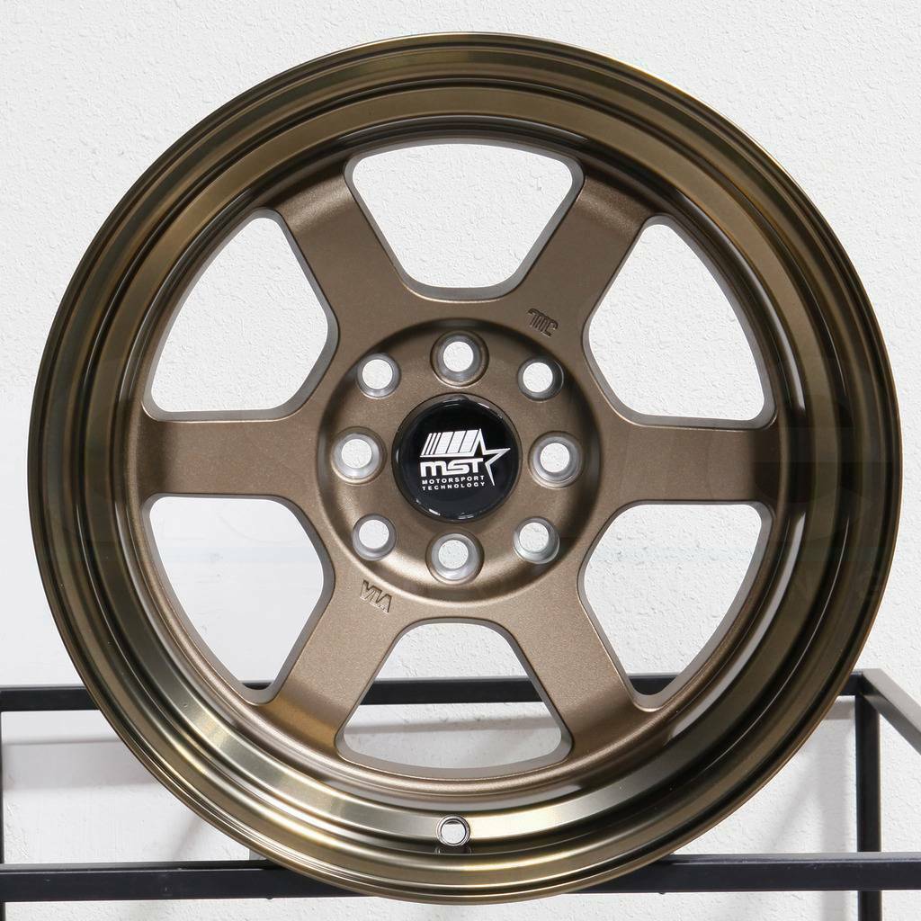 16x8 MST Time Attack 4x100 20 Bronze Bronze Lip Wheels Rims Set 4 Wheels 16x8-mst-time-attack-4x100-20-bronze-bronze-lip-wheels-rims-set-4-wheels