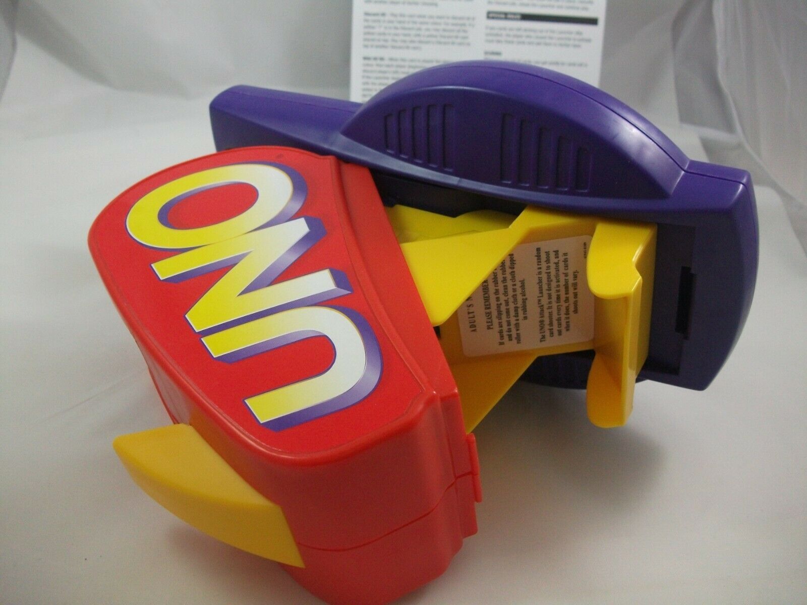 Uno Extreme Card Shooter Electronic Board Game Complete Tested Works ...