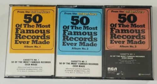 50 of the Most Famous Records Ever Made Cassette Tape Bundle - Cassettes
