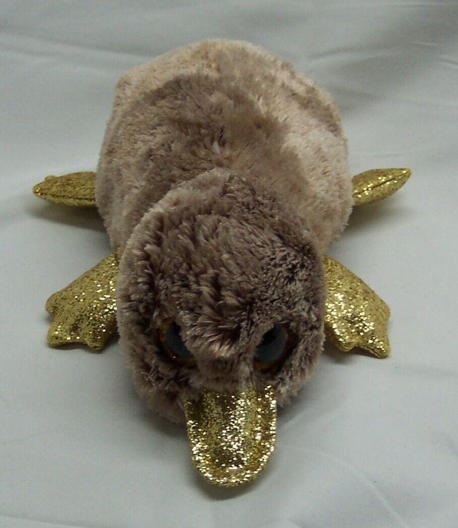 TY Beanie Boos PERRY THE DUCKBILL PLATYPUS W/ BIG EYES 9" PLUSH STUFFED ...