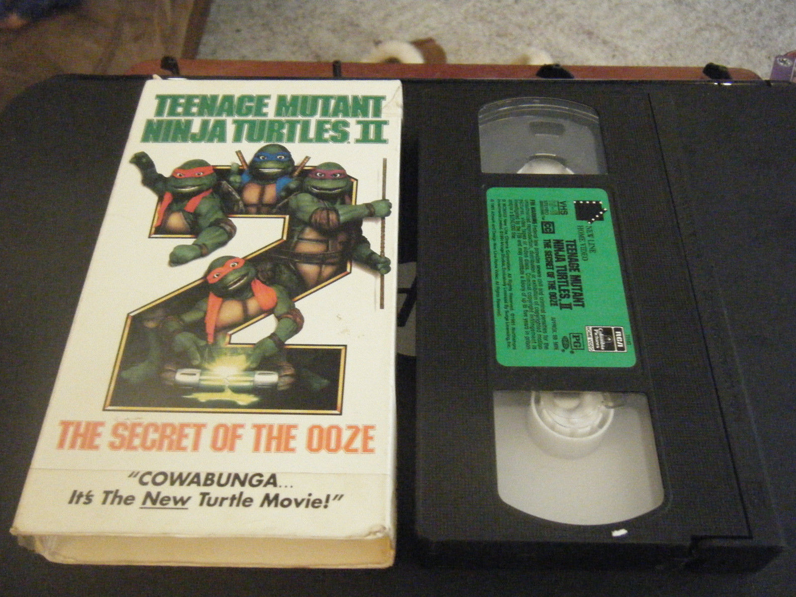 Teenage Mutant Ninja Turtles 2 - The Secret of the Ooze (VHS, 1991 ...