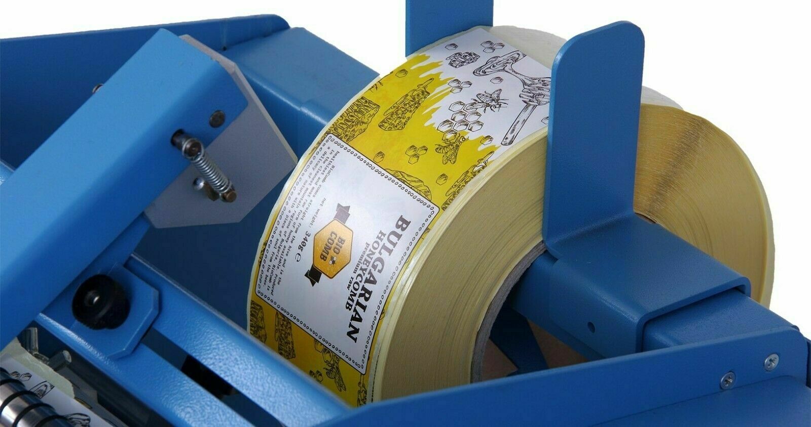 Brand New Label Applicator Machine for 1 or 2 Labels For Round items ...