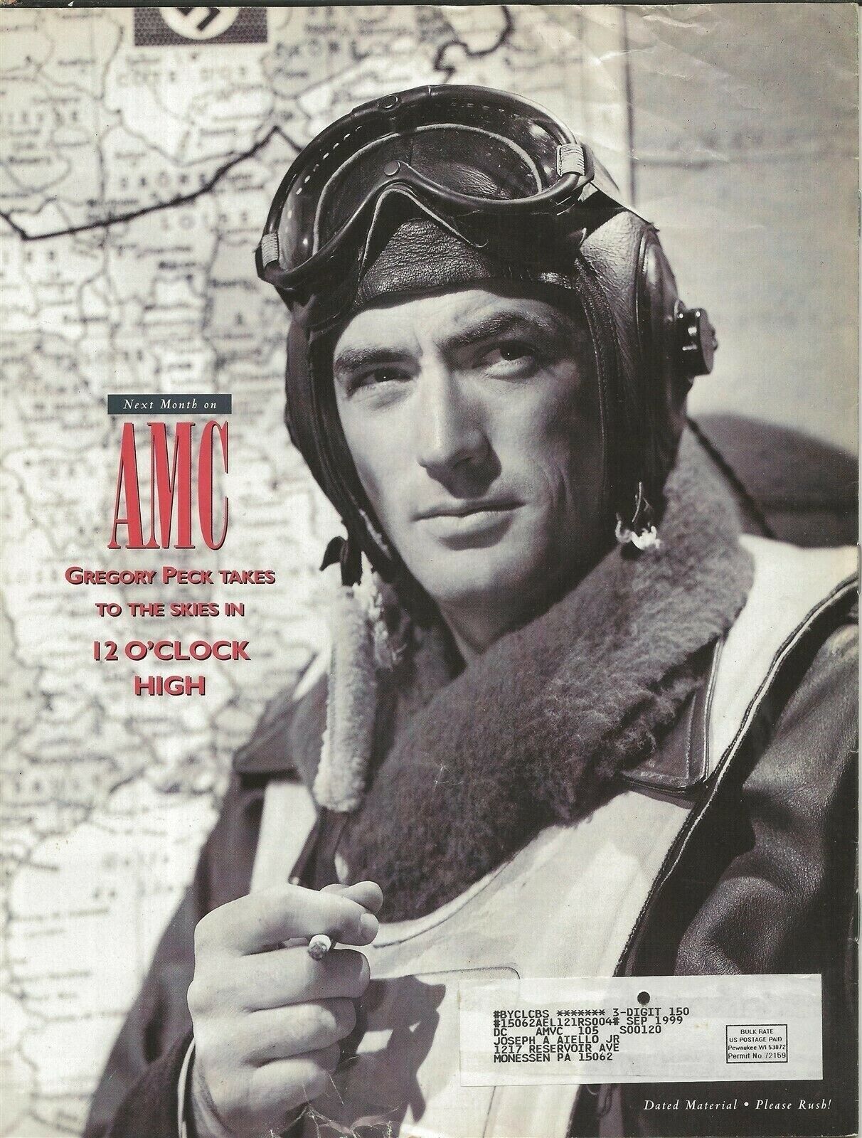 ORIGINAL Vintage Aug 1996 AMC Magazine Frankie Avalon Gregory Peck ...