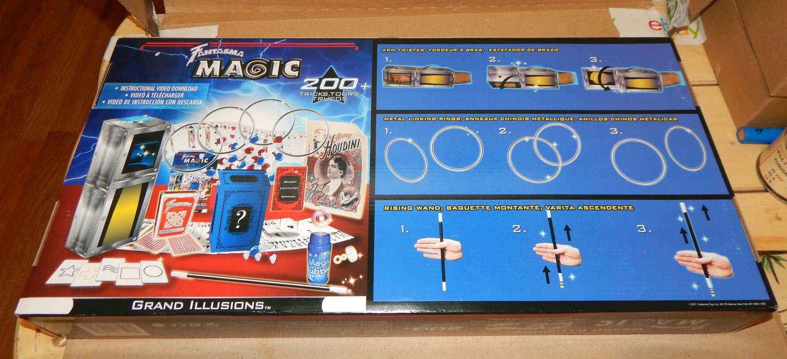 Fantasma Magic Grand Illusions Kit 200 Tricks Tours Trucos Houdini ...