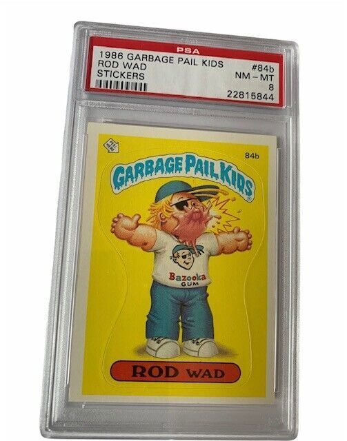Garbage Pail Kid Trading Card Sticker PSA 8 Rod Wad Joe Blow #84b Pop 7 ...