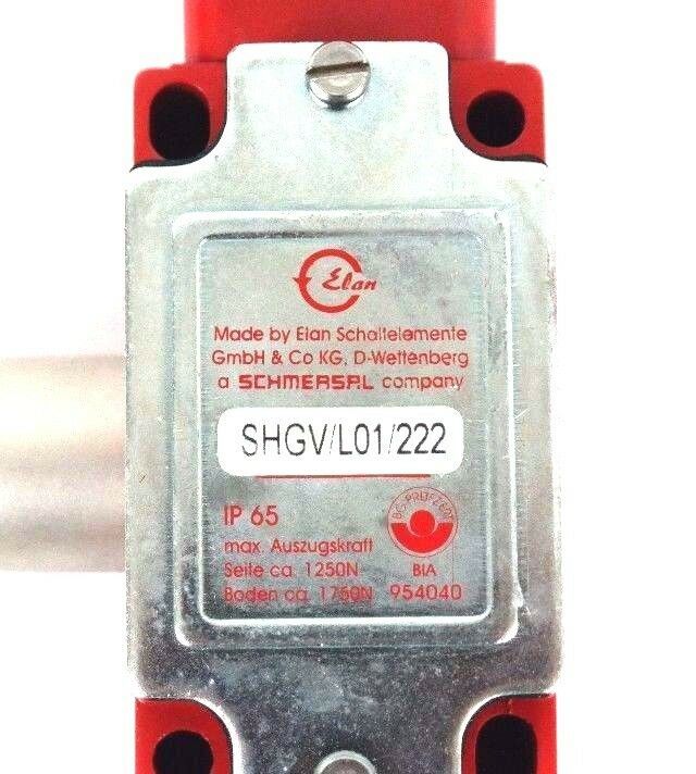NEW SCHMERSAL SHGV/L01/222 KEY TRANSFER SYSTEM SWITCH AND ACTUATOR KEY ...