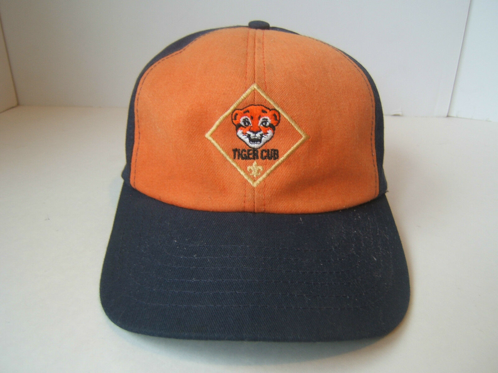 Tiger Cub Scouts Hat VTG Orange Blue Low Profile Snapback Baseball Cap ...