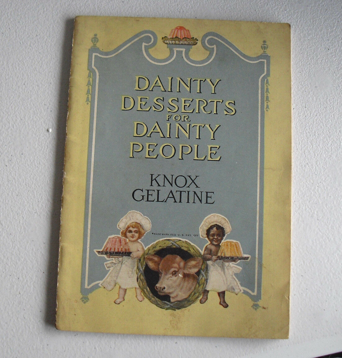 Vintage 1924 Booklet Knox Gelatine Dainty Desserts for Dainty People ...