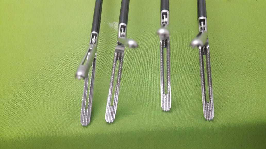 Laparoscopic Hunter Bowel Debakey Jaw Grasper Forceps Instruments Set ...