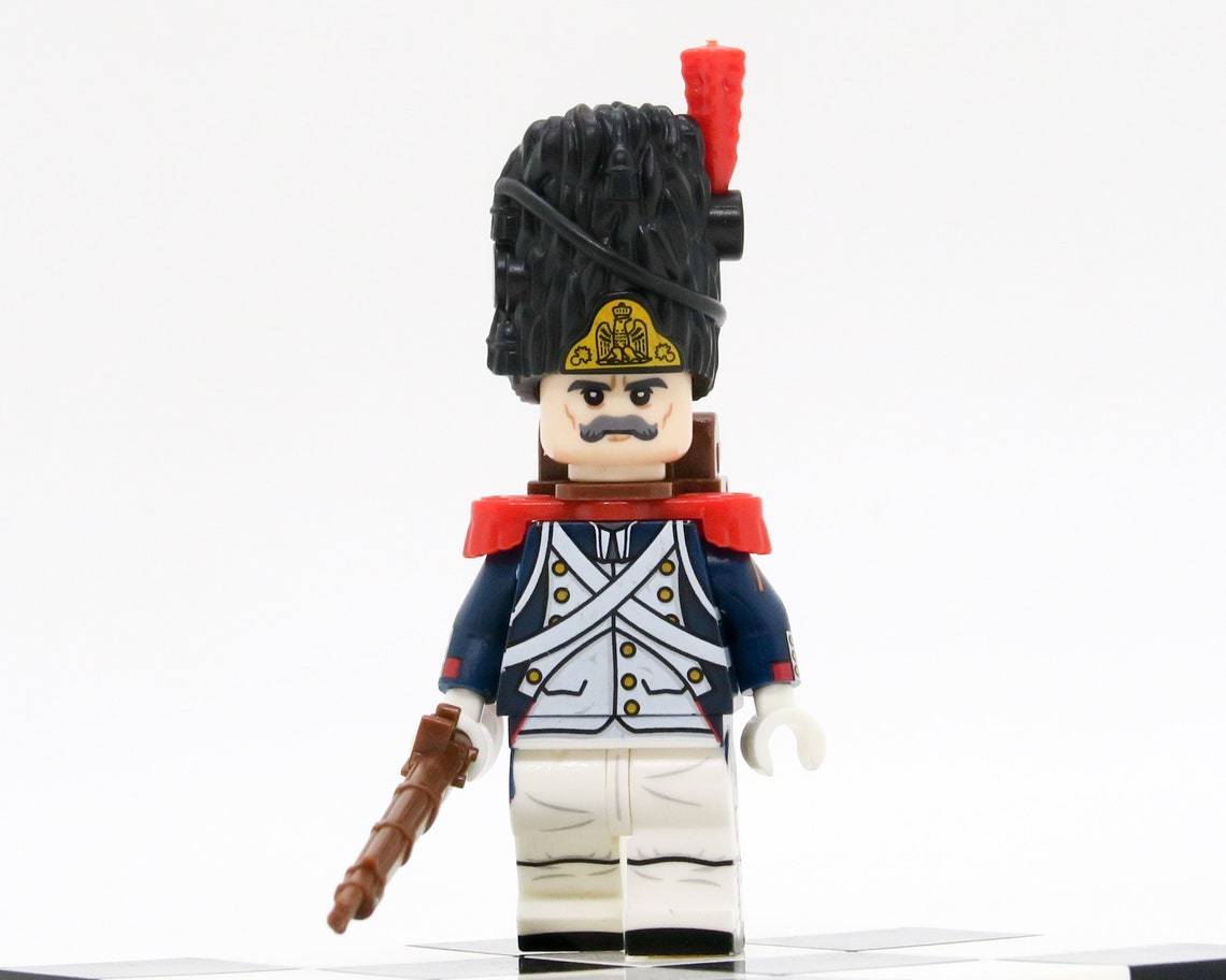 French Old Guard Grenadier Minifigures Napoleonic Wars French Army ...