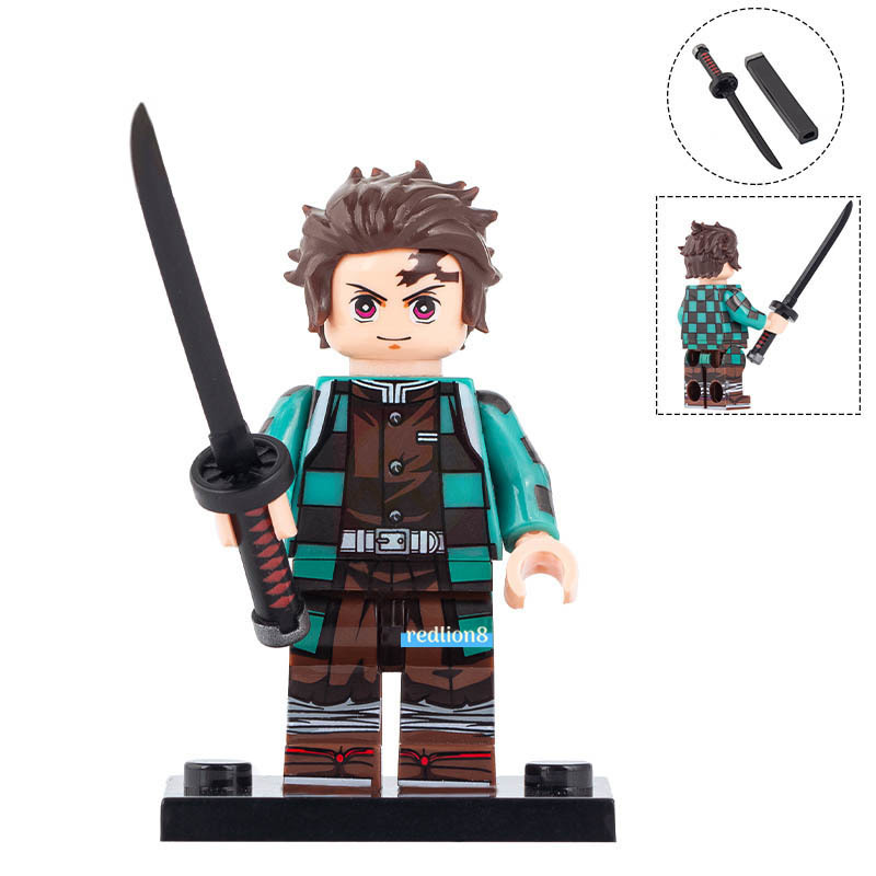Tanjiro Kamado Demon Slayer Kimetsu no Yaiba Lego Compatible Minifigure ...