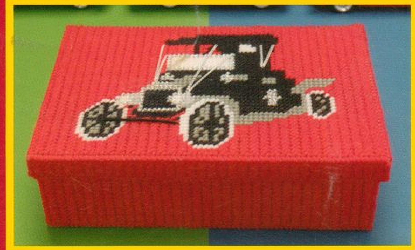 Plastic Canvas Antique Classic Cars Luxury Model T Coupe Tote Coasters ...