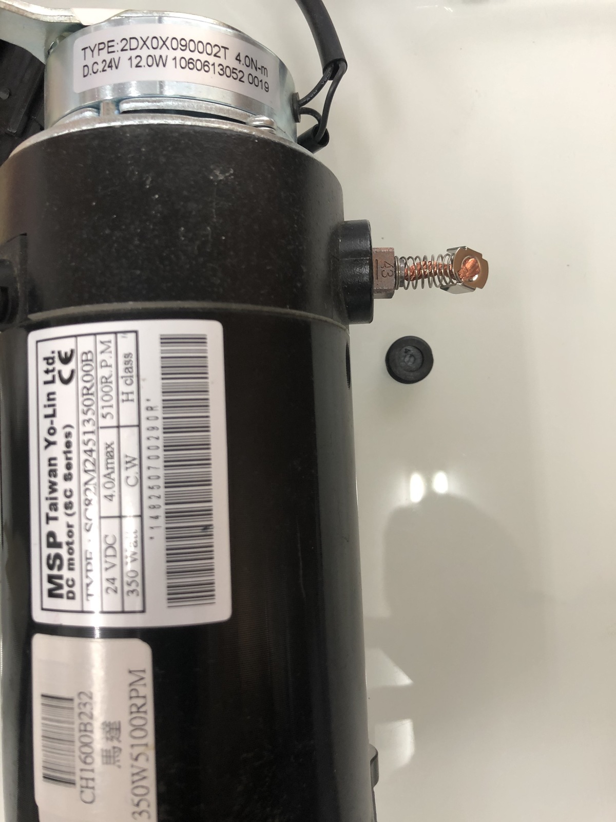 MSP 350W 5100RPM replace Shoprider 888 Pihsiang Motor MD-8MNW Mobility ...