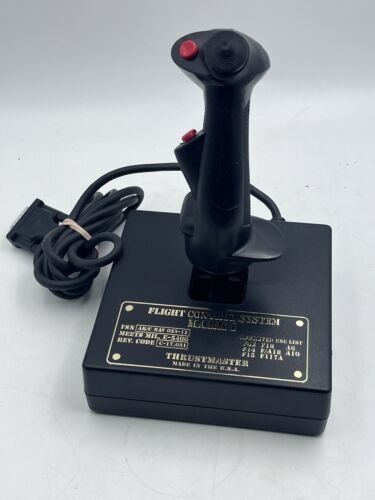 Vintage Thrustmaster MARK I CONTROLLER Flight Control System Joystick C ...