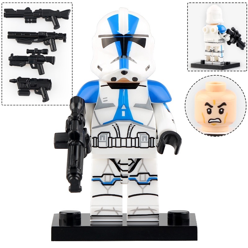 Star Wars 501st Legion Sergeant Appo Minifigures Weapons Accessories ...
