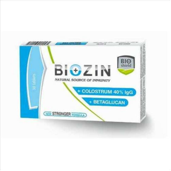 Biozin* 30 tablets for immunity ((enriched with 40% IgG, lactoferrin ...