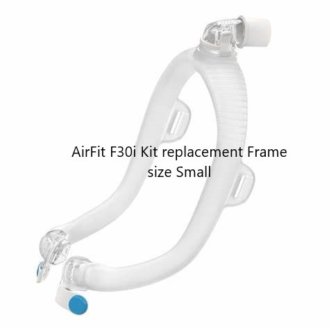 ResMed AirFit F30i replacement part: silicone frame & elbow adapter ...