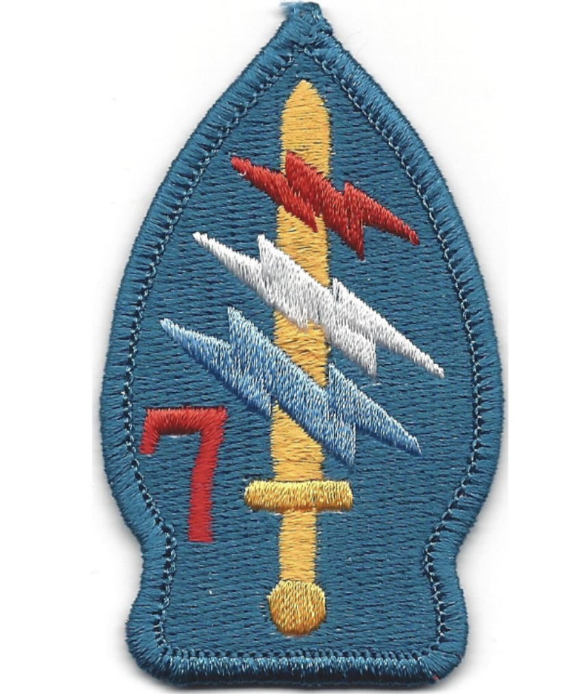 2.75" ARMY 7TH SPECIAL FORCES GROUP PROJECT WHITE STAR EMBROIDERED ...