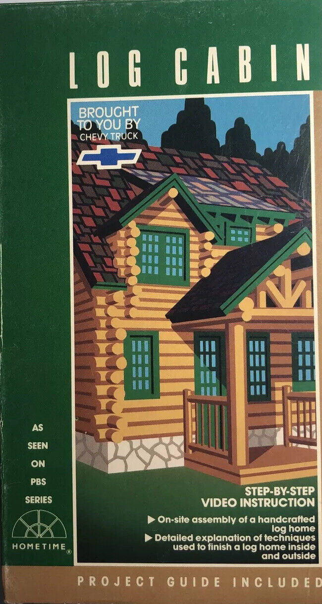How-To Video Guide:Log Cabin By HOMETIME VHS-TESTED-RARE VINTAGE-SHIPS ...