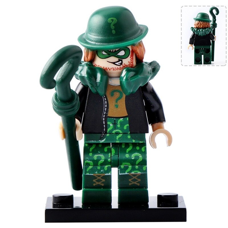 The Riddler DC Comics Batman Villains Lego Minifigures Toy Gift for ...