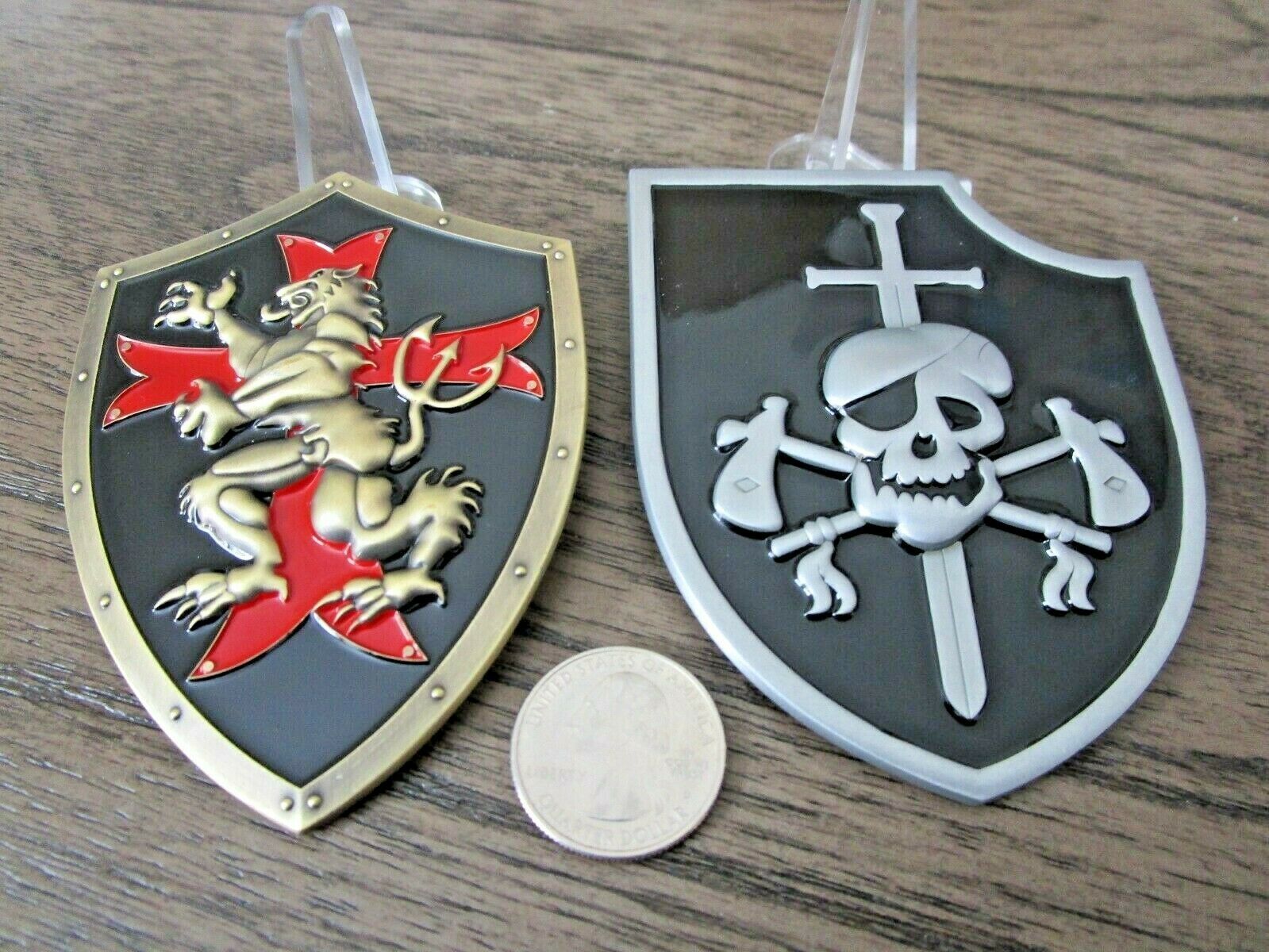 Lot of 2 Navy Seal Team Six Silver & Gold Squadrons NSWDG DEVGRU ...