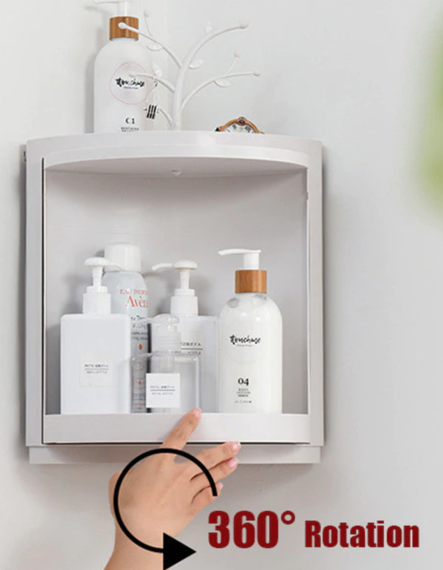 Rotating Corner Storage Cabinet - Storage Units